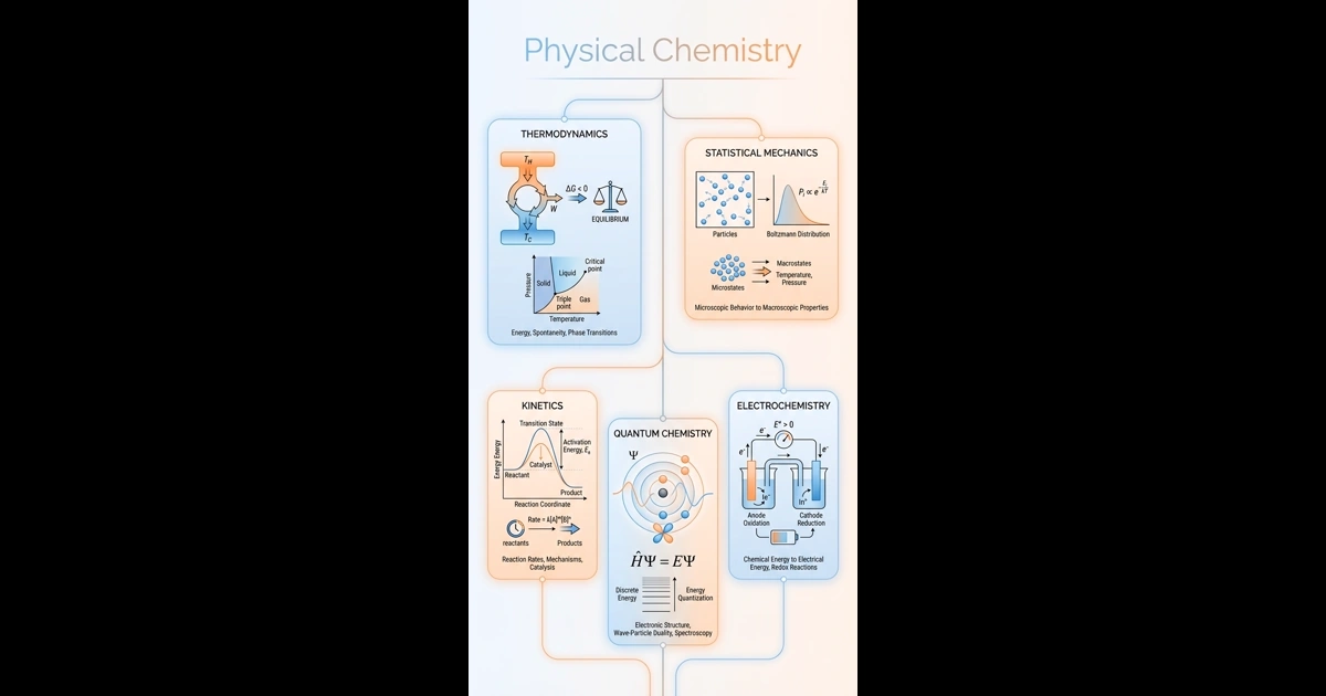 Physical Chemistry Infographic - Chemistry Visual Study Guide ...