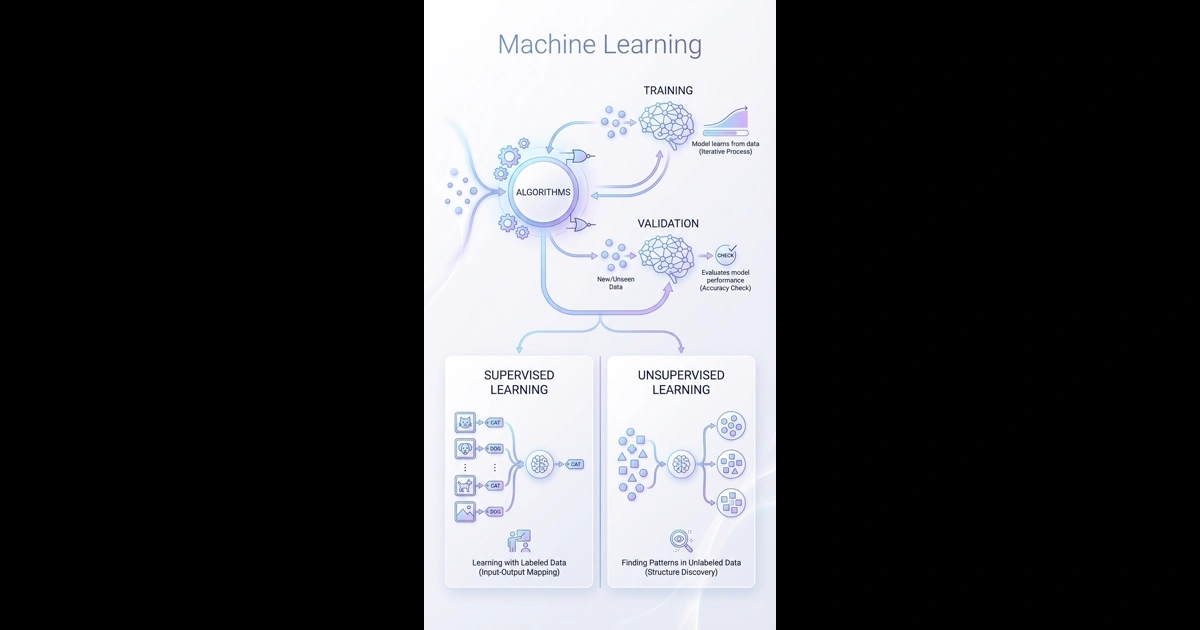 Machine Learning Infographic - Computer Science Visual Study Guide ...