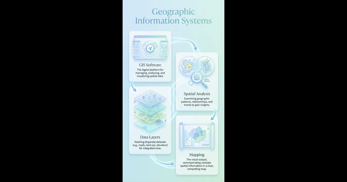 Geographic Information Systems Infographic - Geography Visual Study ...