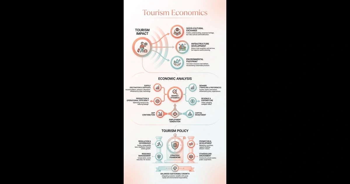 Tourism Economics Infographic - Hospitality and Tourism Visual Study ...